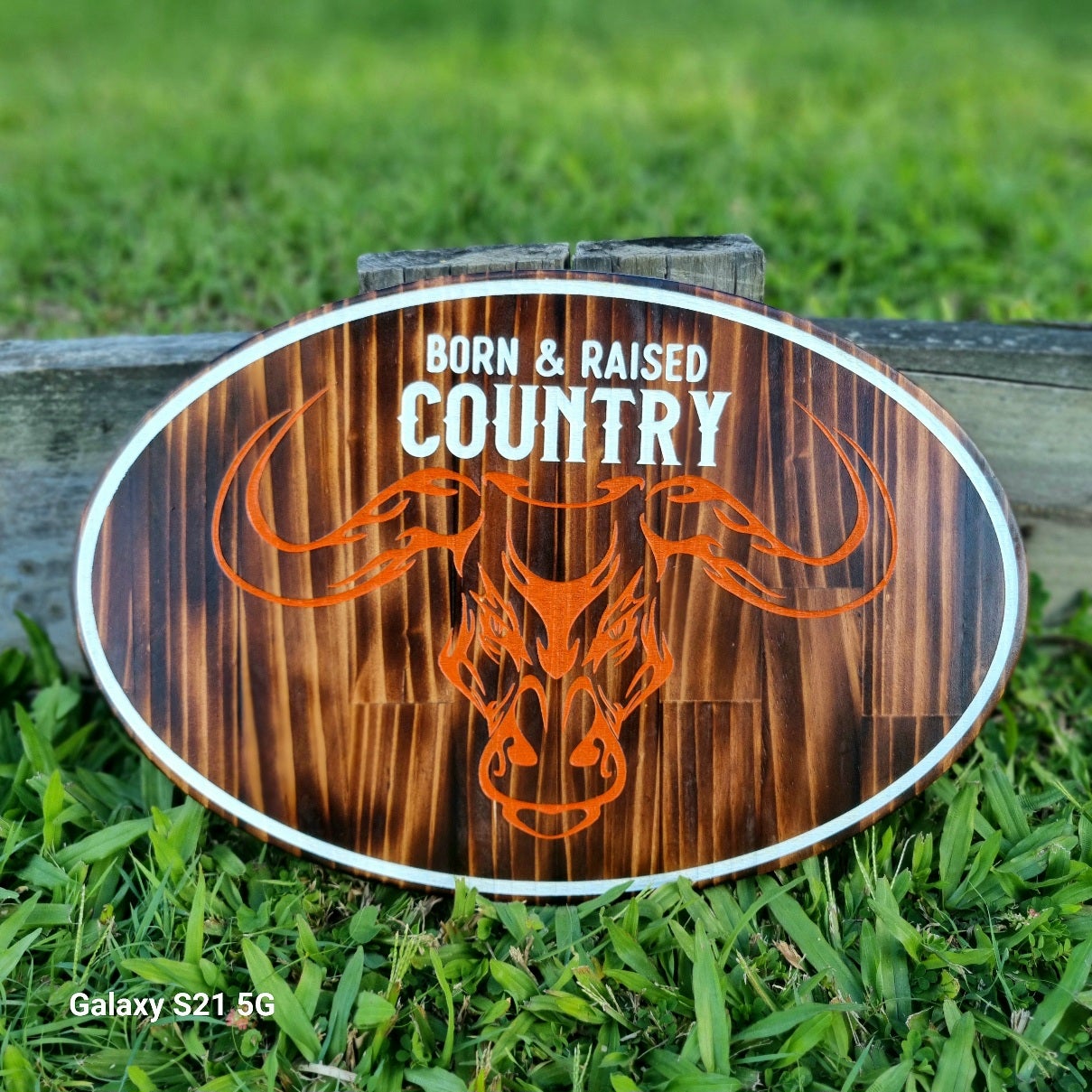 Born & Raised Country Timber Wall Plaque | KickAss Country
